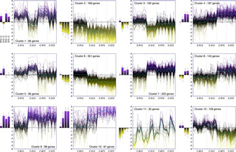 K Means Clustering Of The Dataset Of Differentially Expressed Genes