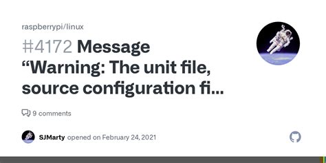Message “warning The Unit File Source Configuration File Or Drop Ins