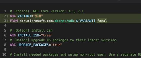 Vscode Devcontainer Using Dotnet50net 5 Mark Mcgookin