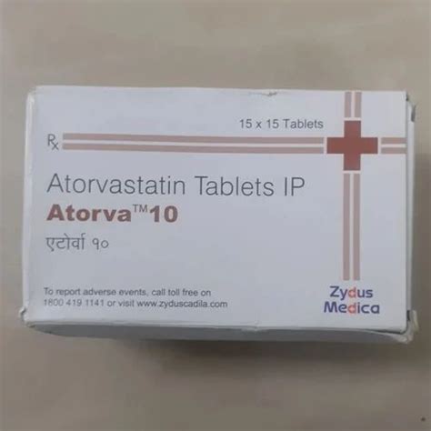 10mg Atorva Atorvastatin Tablet At ₹ 8299box Atorvastatin Tablet In
