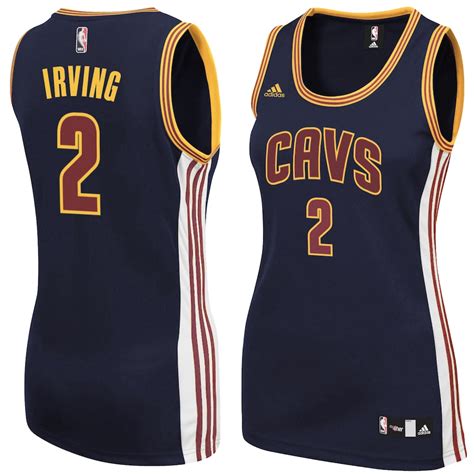Adidas Kyrie Irving Cleveland Cavaliers Womens Navy Replica Jersey