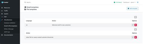 Miscellaneous Froxlor Documentation