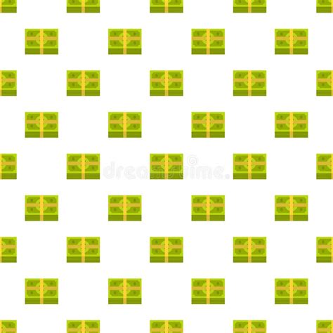Bundle Banknote Pattern Seamless Stock Illustration Illustration Of