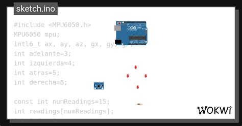 ACELEROMETRO GIROSCOPIO Wokwi ESP32 STM32 Arduino Simulator