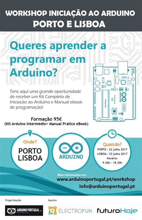 Curso Iniciação Ao Arduino Lisboa E Porto Arduino Portugal