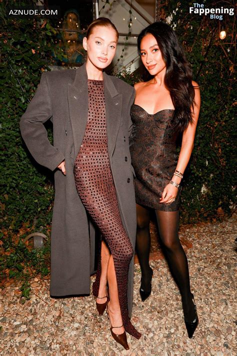 Shay Mitchell Sizzles In Sexy Dress At Revolve Party Aznude