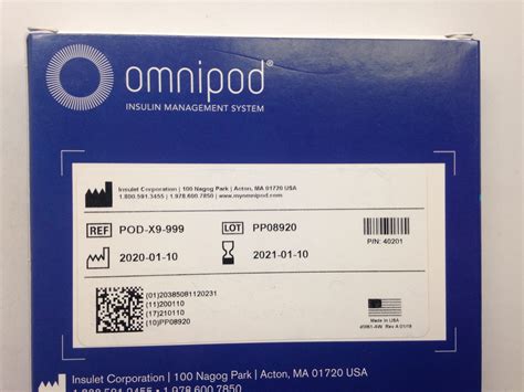 Insulet Pod X9 999 Omnipod Insulin Management System 10box X Gb