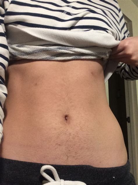 I was always ashamed of my tummy hair. My mother... - Hairy tummy