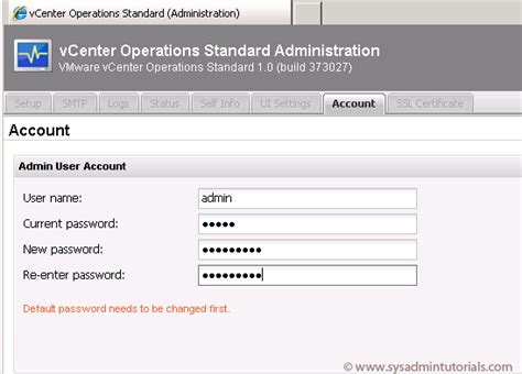 VCenter Operations Setup And Configuration
