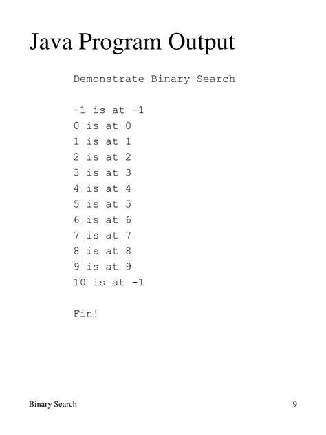 Ppt The Binary Search Algorithm Powerpoint Presentation Free Download Id4444251