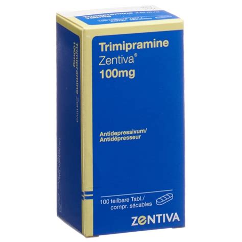 Trimipramine Zentiva Cpr 100 Mg Bte 100 Pce Commander En Ligne