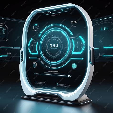 Premium Photo Hud Mockup Futuristic Interface Digital Display Scifi Elements Headsup Display