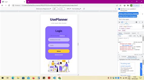 GitHub Cecilia Ce TelaDeLoginEstudos Projeto Criado Para Praticar Os Estudos De HTML CSS E