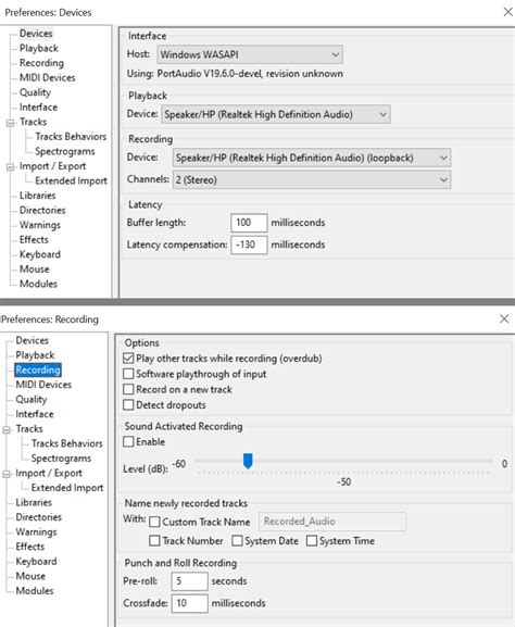Recording No Longer Starts Until Sound Starts Windows Audacity Forum