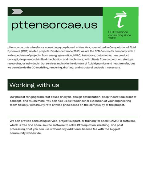 Pttensorcaeus Portfolio Pdf Computational Fluid Dynamics Gas Turbine