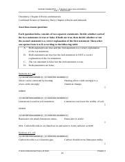 Chapter Assertion Reason Questions HKDSE CHEMISTRY A Modern View Second Edition Part I