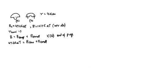 solved a current is set up in a wire loop consisting of a semicircle of