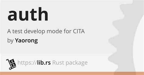 auth — rust 工具 lib rs rust 包仓库