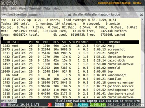 Use Byobu For Extended Features In Your Terminal Window Ghacks Tech News