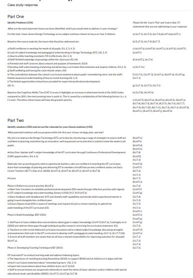 Npq Assignment 2223 Npqlt Teaching Resources