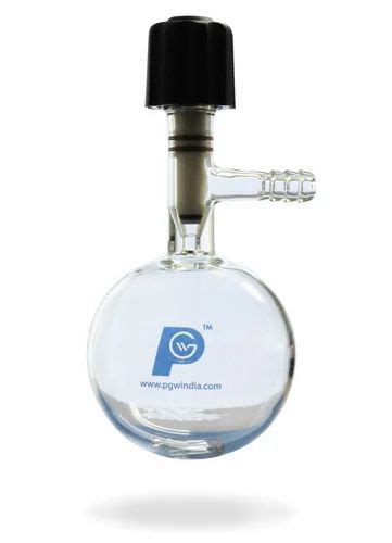 Glass Spherical 200ml High Vacuum Valve Laboratory Schlenk Flask At ₹ 2500 In Bengaluru