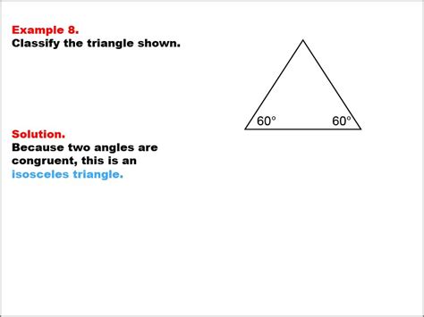 math example polygons triangle classification example 8 media4math