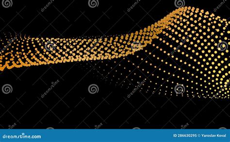 data vibrate pulse dot particle wave abstract bulge hyperbola sinusoid