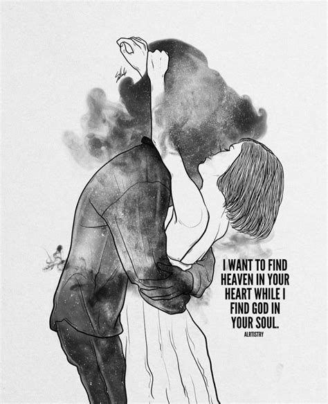A Drawing Of Two People Hugging Each Other With The Words I Want To