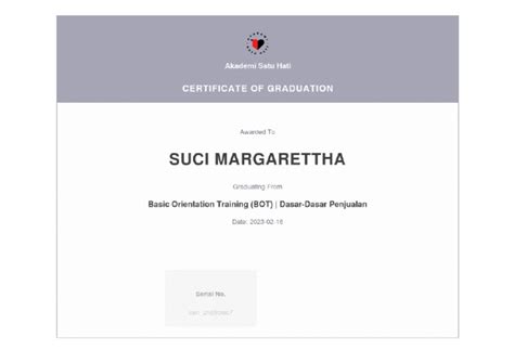 Certificate Of Completion For Bot Basic Selling Pdf