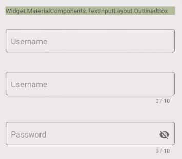Android TextInputLayout O Planning Org