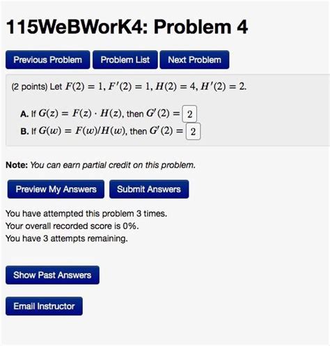 solved 115webwork4 problem 4 previous problem problemn list