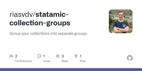 Github Riasvdvstatamic Collection Groups Group Your Collections