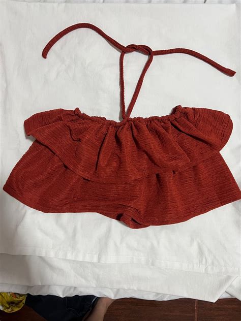 Sexy Coords Color Rust Women S Fashion Dresses Sets Sets Or Coordinates On Carousell