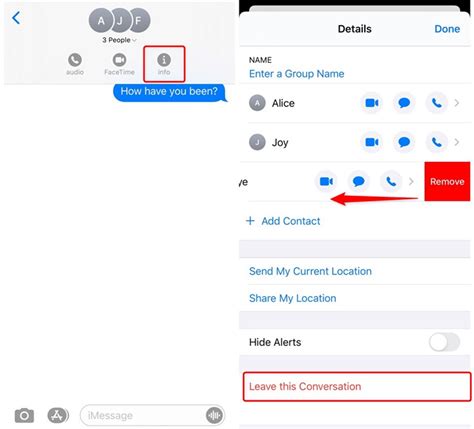 How To Remove Yourself From A Group Text On IPhone