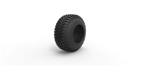 Offroad Tire 133 Scale 1 25 3d Model By Techitemsrock
