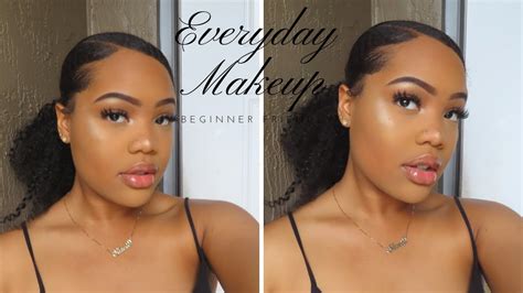 Everyday Natural Affordable Makeup Tutorial For Black Women