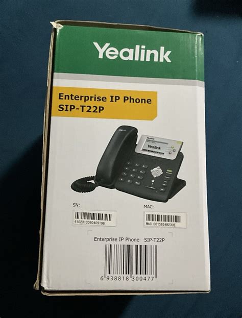 Yealink Sip T22p Enterprise Ip Phone Hd Voice User Friendly