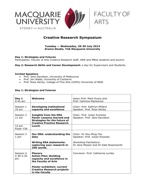 View The Full Symposium Program And Guest Speaker