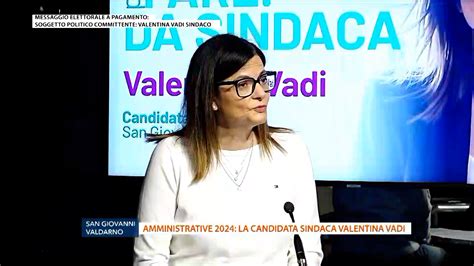 Amministrative 2024 La Candidata Sindaca Valentina Vadi