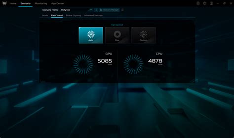 Slideshow PredatorSense Screenshots Acer Predator Helios