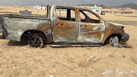 هايلوكس دبل 2017 محروق كامل موقع حراج