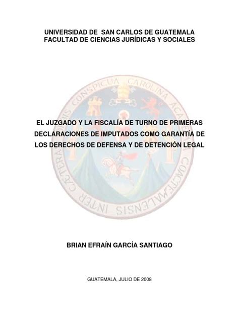 Tesis La Constitución Y Los Derechos Humanos Usac Pdf