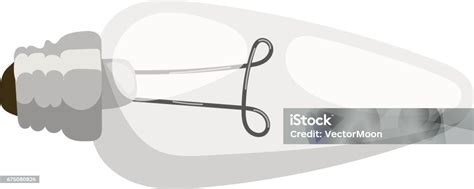 만화 램프 벡터 일러스트 레이 션 램프 빛 격리 디자인 드로잉 전구 개체 전기 장비 전기 밝은 장식 아이콘 전원 모양 0명에 대한 스톡 벡터 아트 및 기타 이미지 Istock