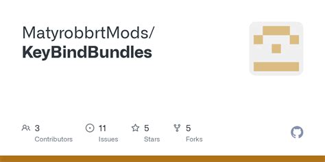 Github Matyrobbrtmodskeybindbundles