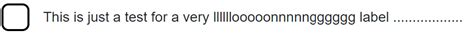 Html Bootstrap Check Box With A Very Long Label Stack Overflow