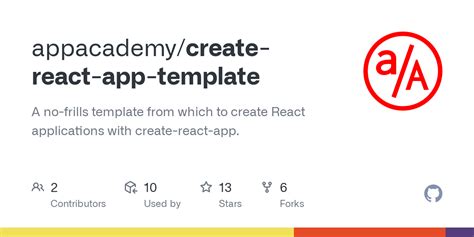 Github Appacademycreate React App Template A No Frills Template