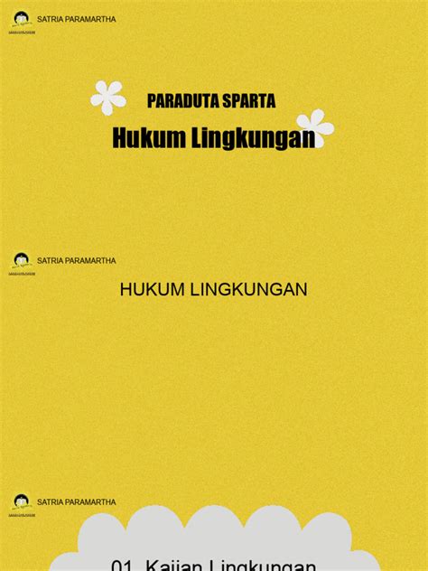 Ppt Hukum Lingkungan Pptx Pdf