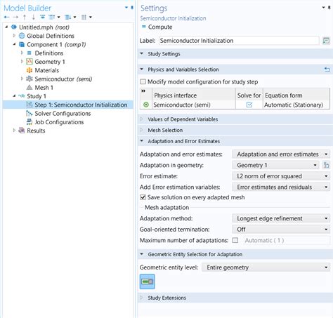 Improving Convergence Of Semiconductor Models