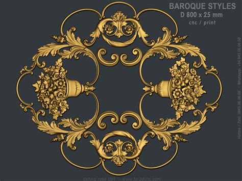 Ceiling Rose 094 Stl 3d Model For Cnc 3d Stl Model For Cnc Stl