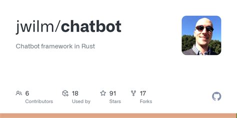 Github Jwilmchatbot Chatbot Framework In Rust